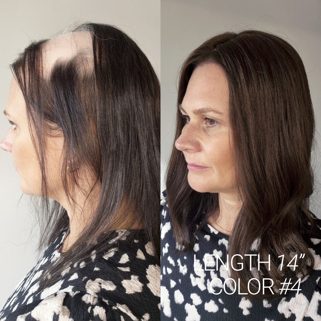 Orpha Pre-Styled Deluxe Silk Base Hair Topper, Remy Human Hair